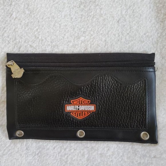 Harley-Davidson | Accessories | Vintage Harley Davidson Leather Pouch ...
